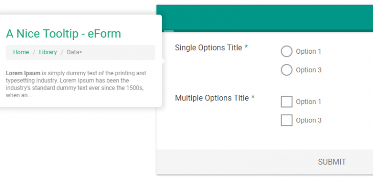 Adding Tooltips To Form Elements Working With Form Builder